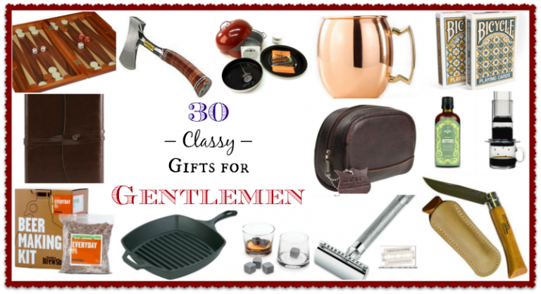 30 Classy Gifts for Gentlemen - And Here We Are